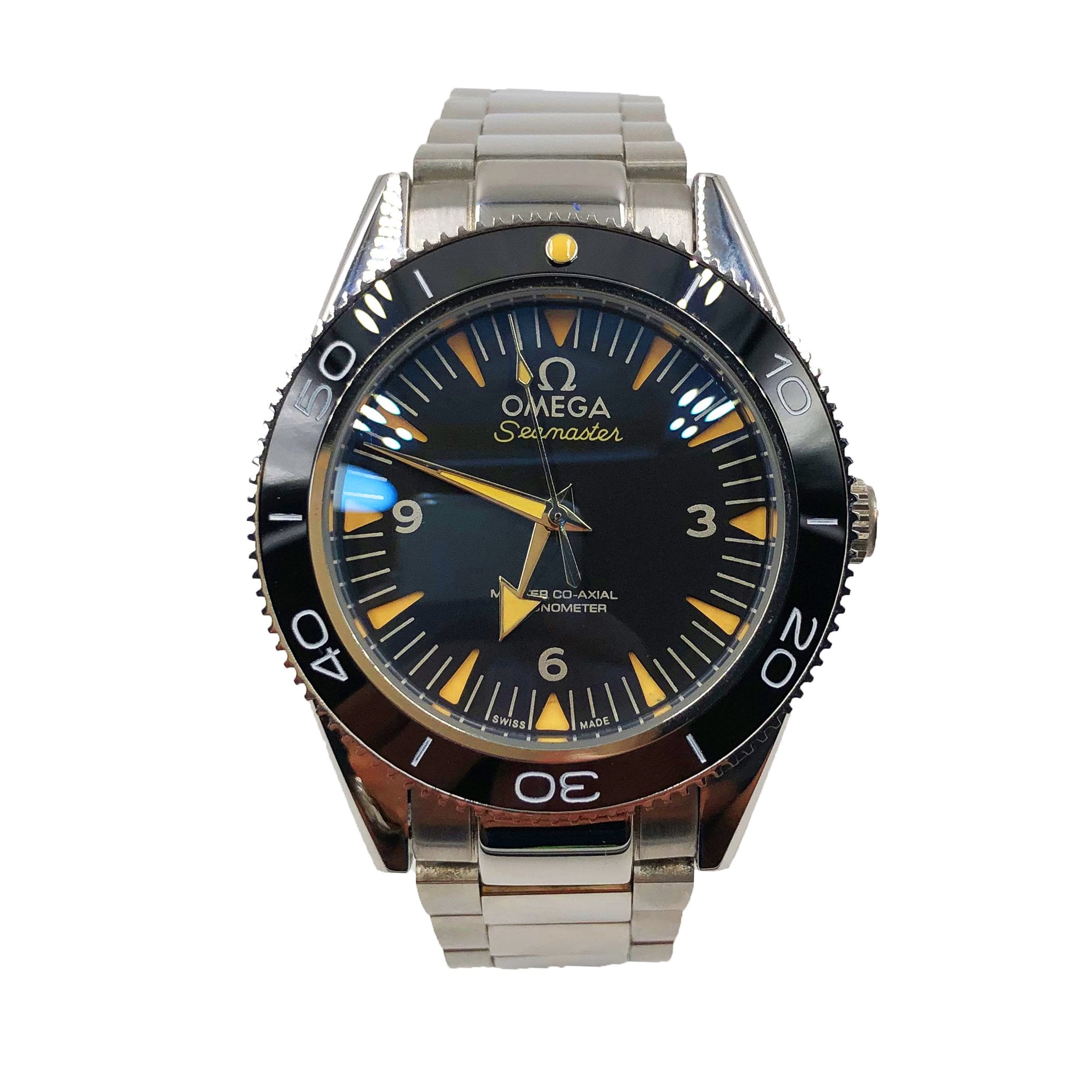 Omega SeaMaster Black orange Dial